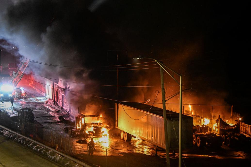 Photos: Fire at Amsterdam's Terleckey Brothers Trucking | Photo ...