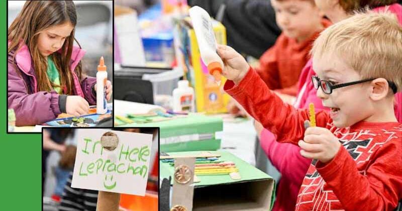 Images: Making Leprechaun traps at the Schenectady Co. Library in ...