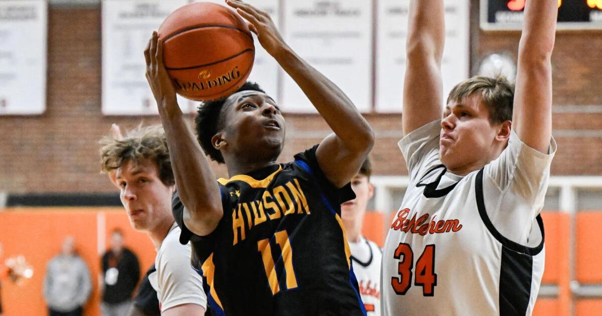 Hudson boys' basketball vs. Bethlehem in 10 photos | High School ...