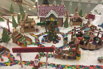 Sweet endeavor: Annual gingerbread display takes shape of amusement ...