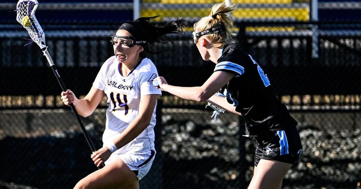 Cook sets draw control record in UAlbany women's lacrosse win | UAlbany ...