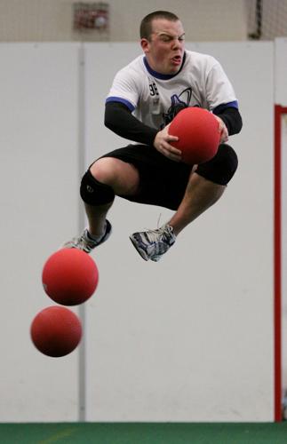 dodgeball players