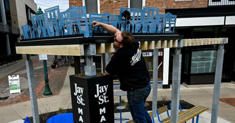 Jay Street gets new look with help from Schenectady artist | Life ...