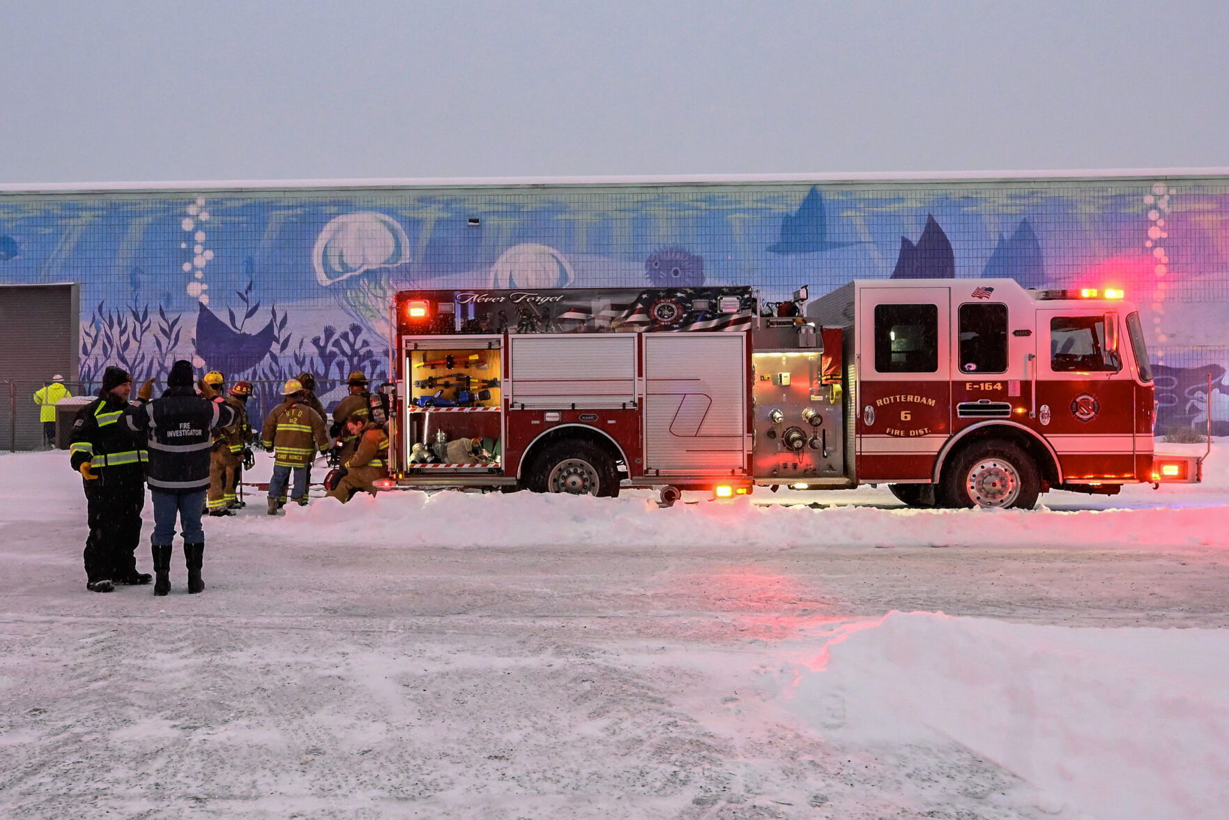 Firefighters respond to Rotterdam ViaPort Mall aquarium | Fire ...