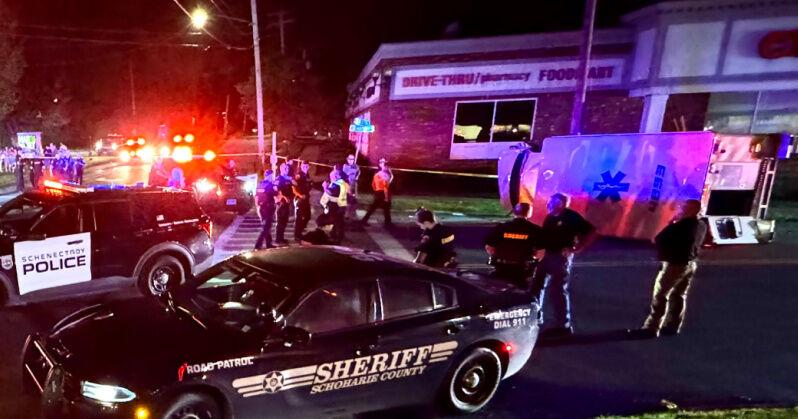 Apparent stolen ambulance chase ends in Schenectady crash | News ...