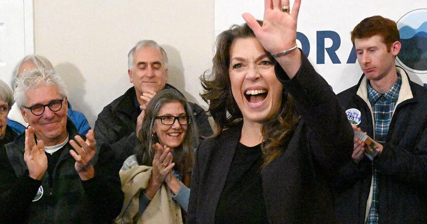 Amid unexpected national attention, Tedra Cobb campaigns in Queensbury ...