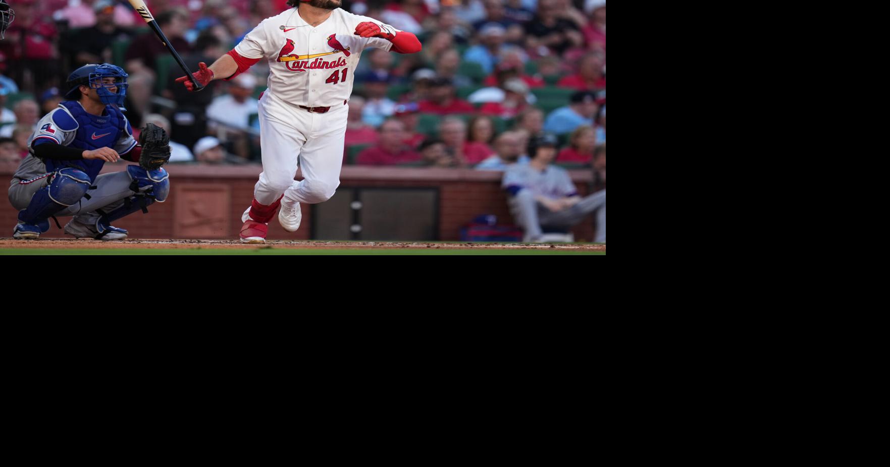 Alec Burleson has 3 RBIs, Andre Pallante works 5 2/3 innings as ...