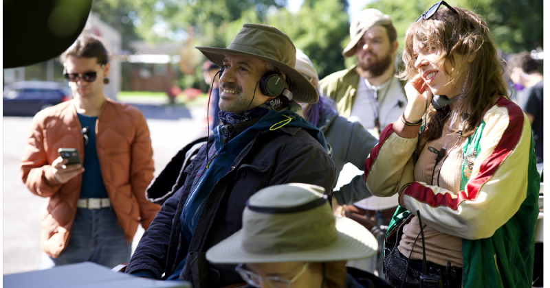 Independent feature filming in Schenectady; scenes shooting at Armory ...