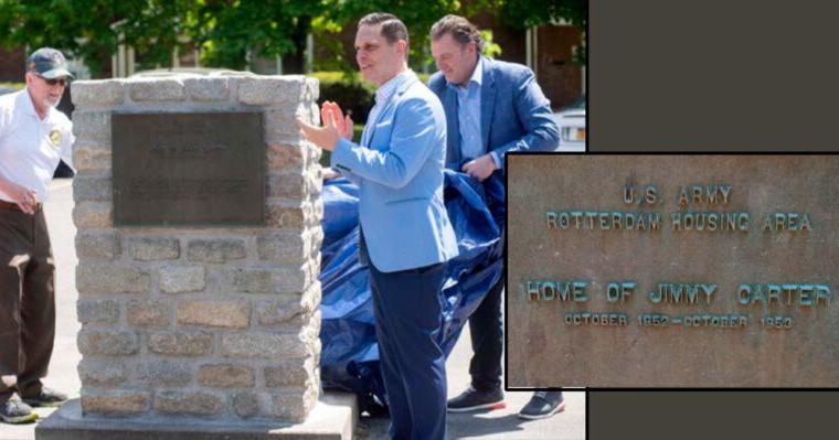 Images: Jimmy Carter Rotterdam residence monument restored, unveiled (9 ...