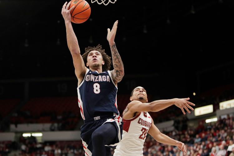 No. 9 Gonzaga beats Washington State 86-65 behind Graham Ike’s 11th ...