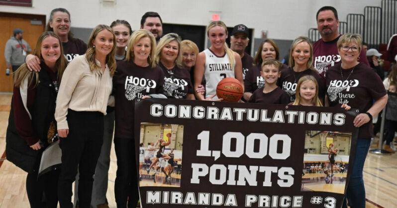 Photos: Miranda Price reaches 1,000 points in Stillwater girls ...