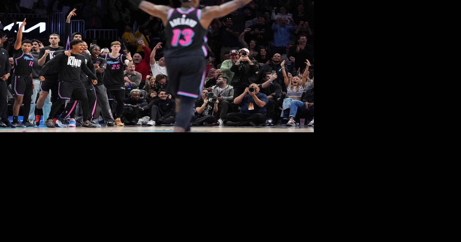 Andrew Wiggins' late 3-pointer secures Miami's 122-120 win over ...