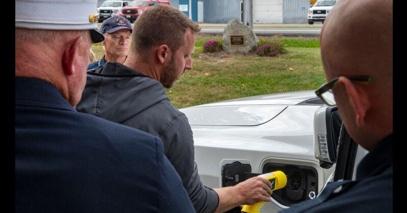 Photos: Donated portable EV cut-off unit, Morris Ford | News ...