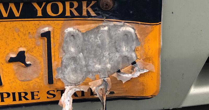 New York drivers can replace peeling license plates for free | News ...