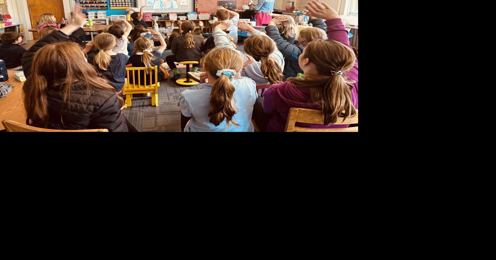 Author Kathryn Otoshi visits with St. Bernard's students | Adirondack ...