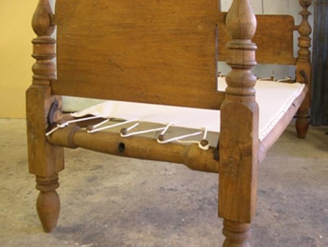 old rope bed