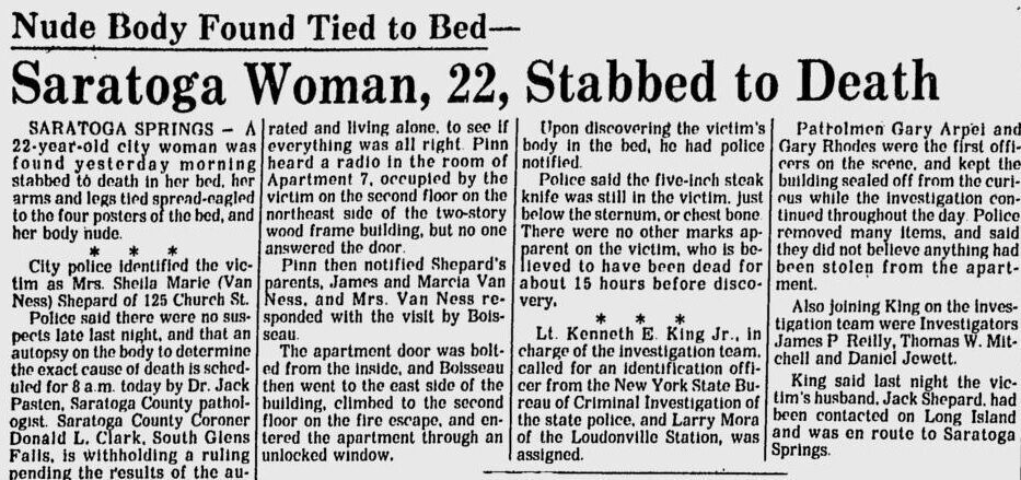 Answers sought in 1980 unsolved Saratoga Springs murder | News ...