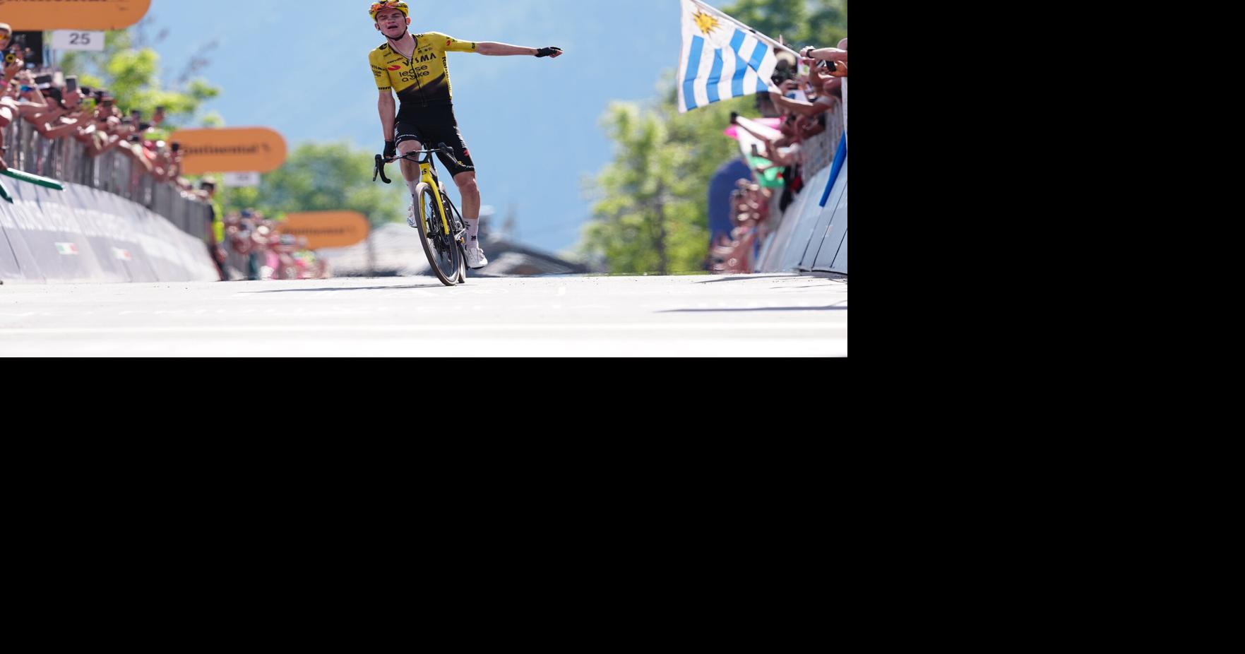 Kuss solos to victory on Giro's brutal queen stage and Vingegaard stays ...