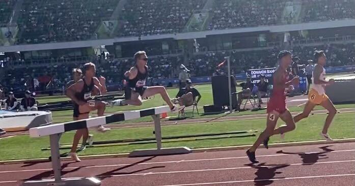 Tooker's hopes take an early tumble in steeplechase at U.S. Olympic ...