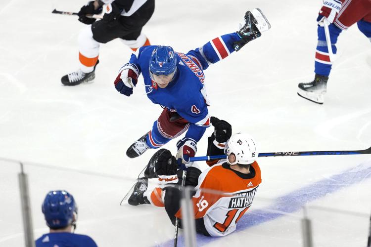 Flyers end 8-game losing streak with 4-1 victory over Rangers ...