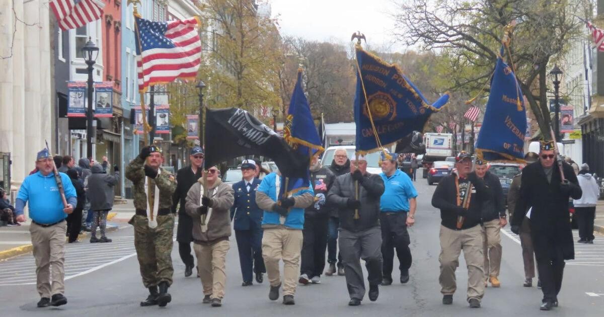 Veterans honored with parade, ceremony in Hudson | News | dailygazette.com