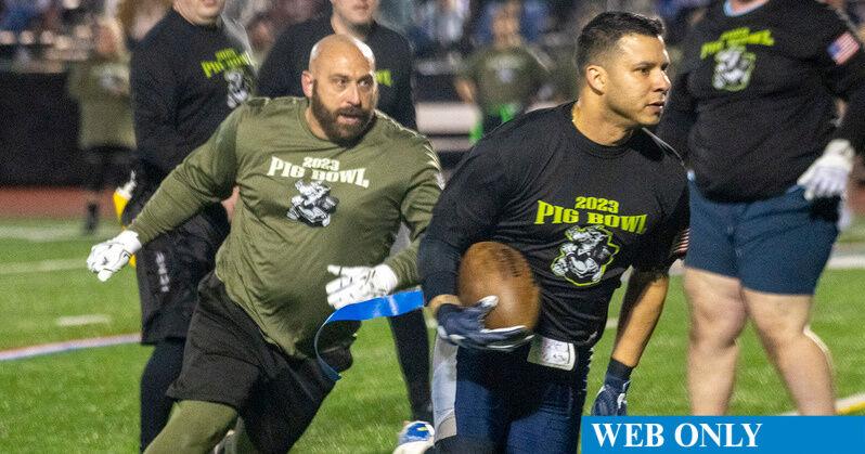 Schenectady police-sheriff 'Pig Bowl' charity flag football (13 photos ...