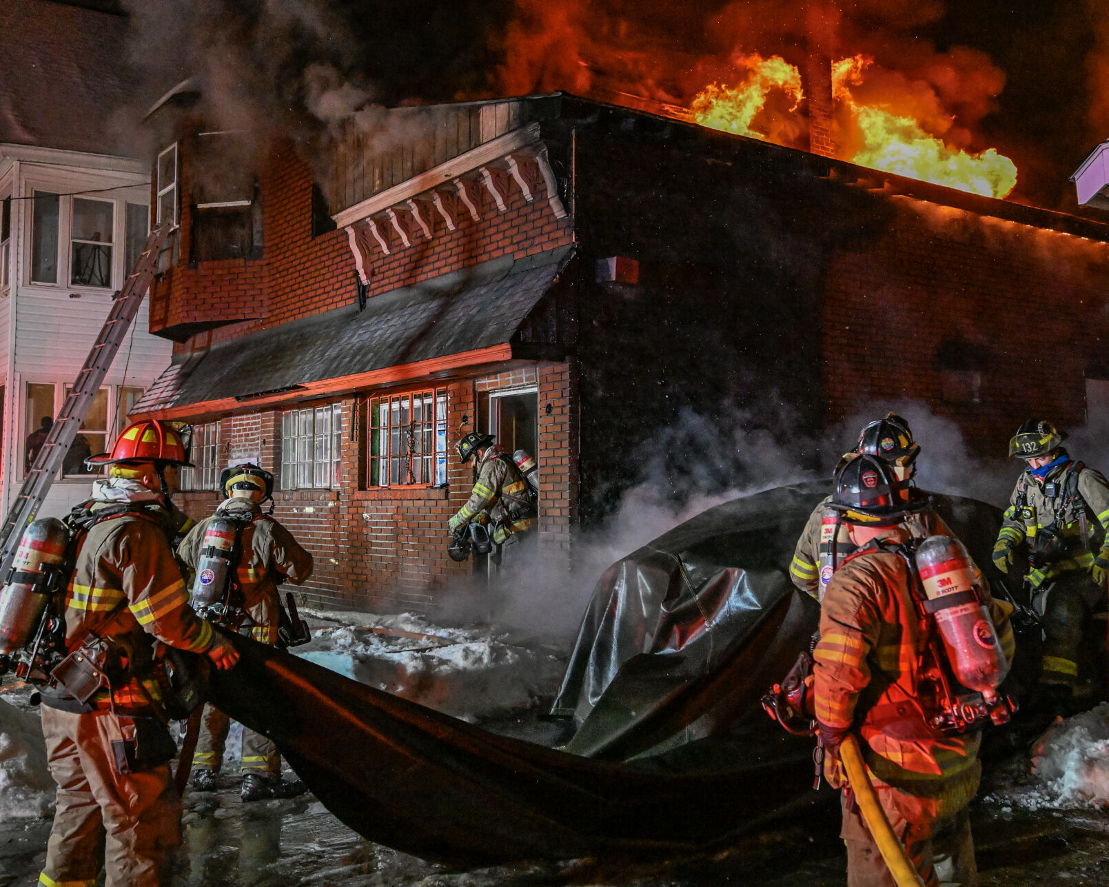 Schenectady building damaged in Monday evening fire | Fire ...