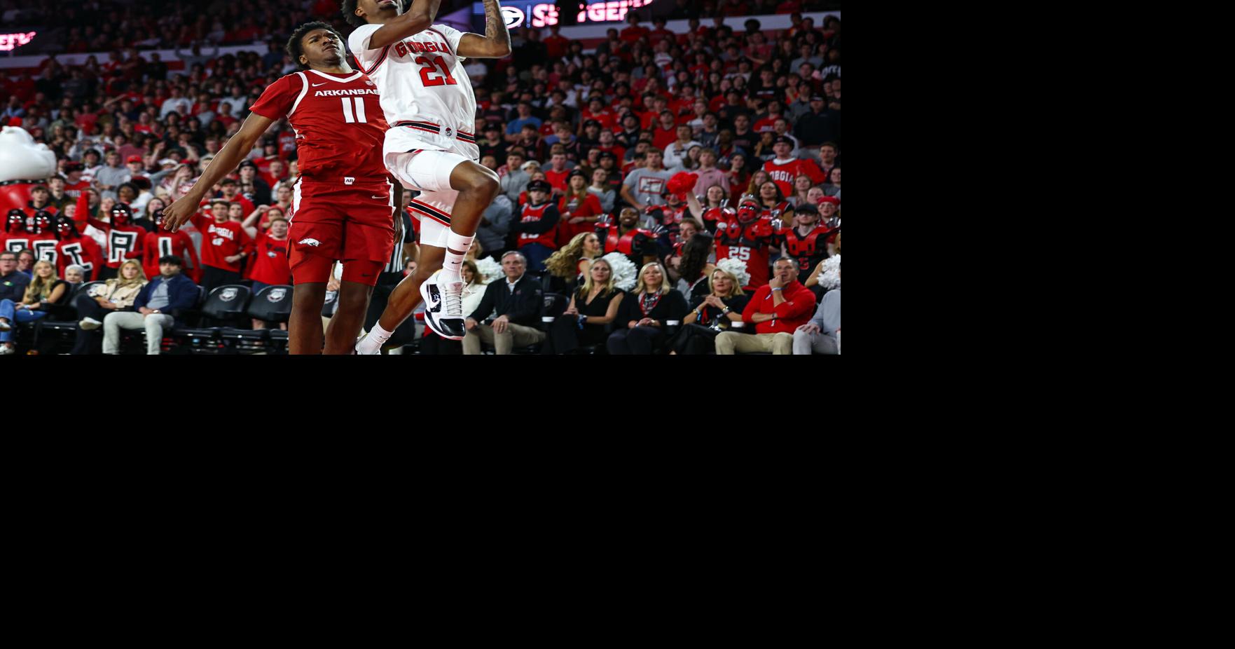 Wilkinson scores 20 and No. 21 Georgia beats No. 17 Arkansas 90-76 ...