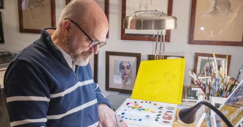 Clifton Park's Steve Derrick, COVID pandemic artist | Life & Arts ...