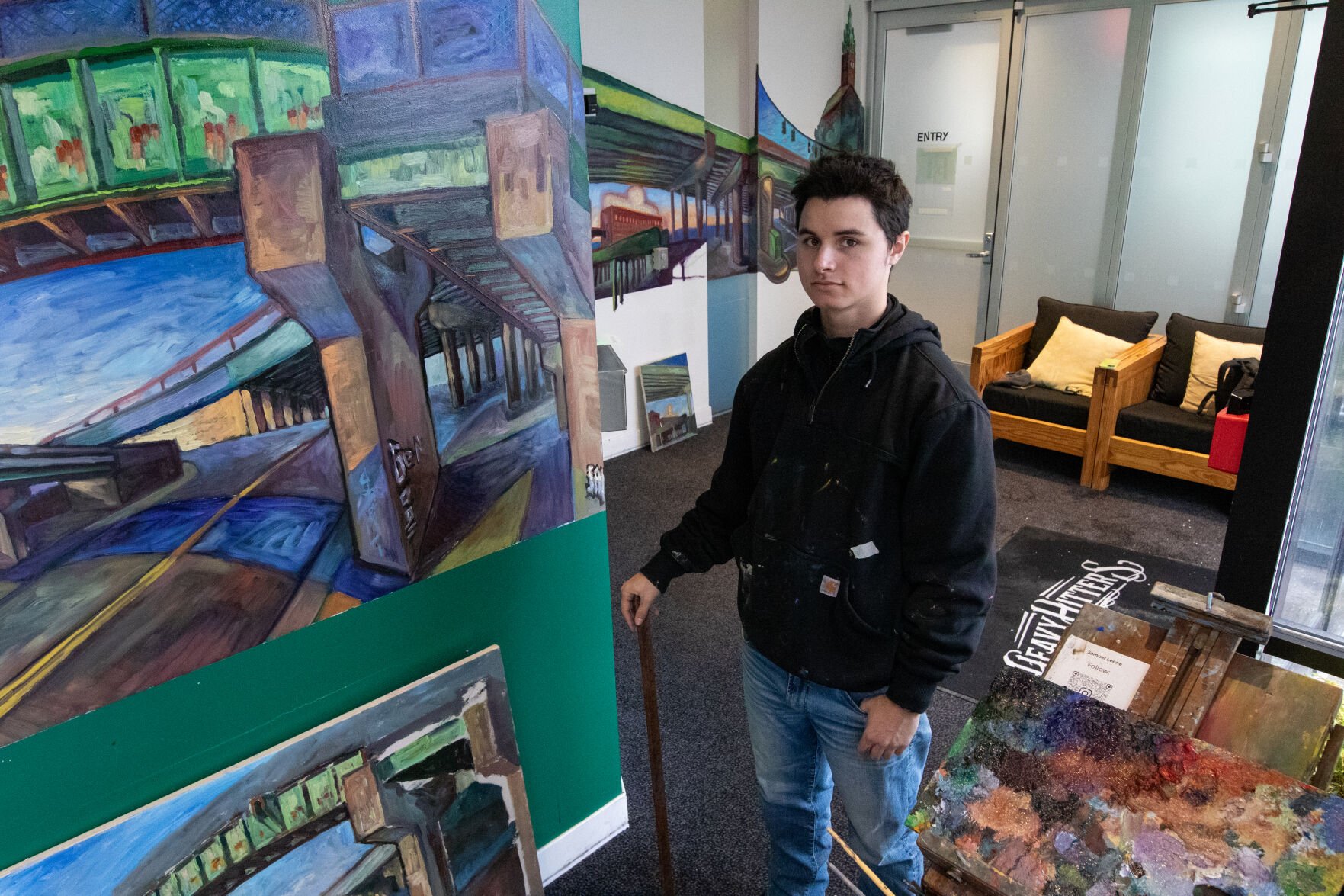 Cannabis store mural in Schenectady | Profiles | dailygazette.com