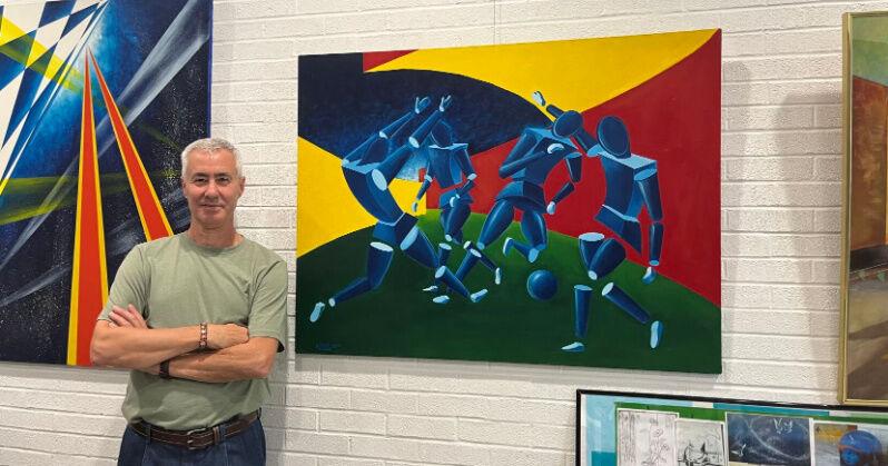 Starry skies, patterns ground Schenectady JCC exhibit | News ...