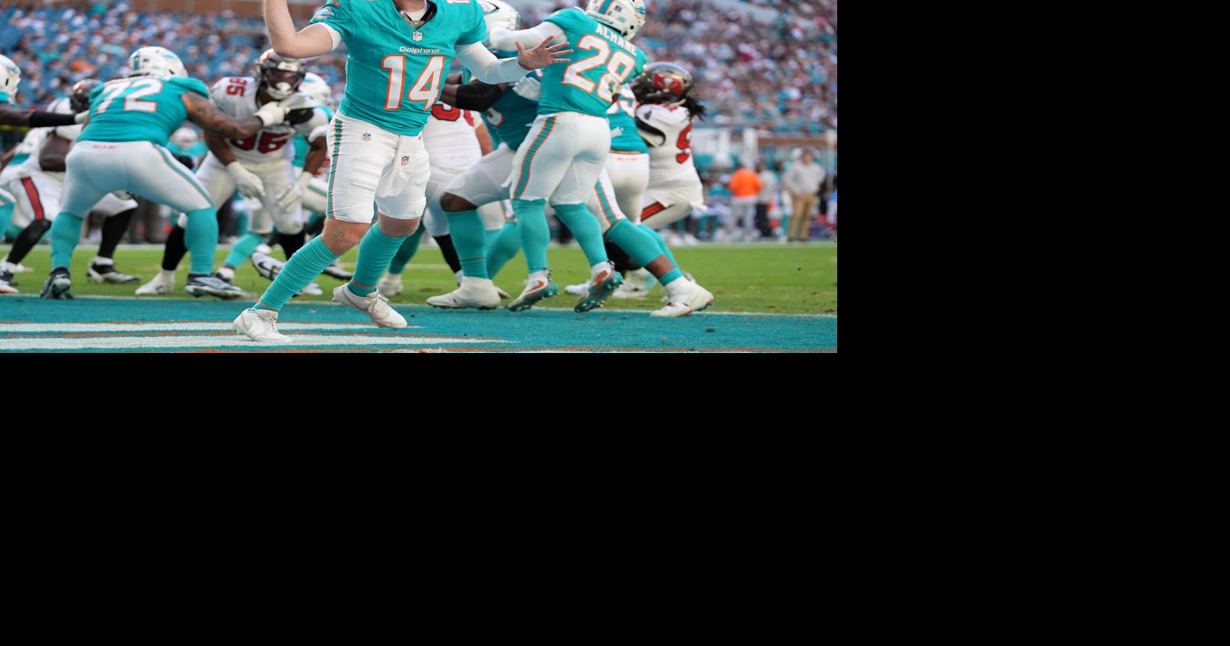 Dolphins are getting production from their young players, an ...
