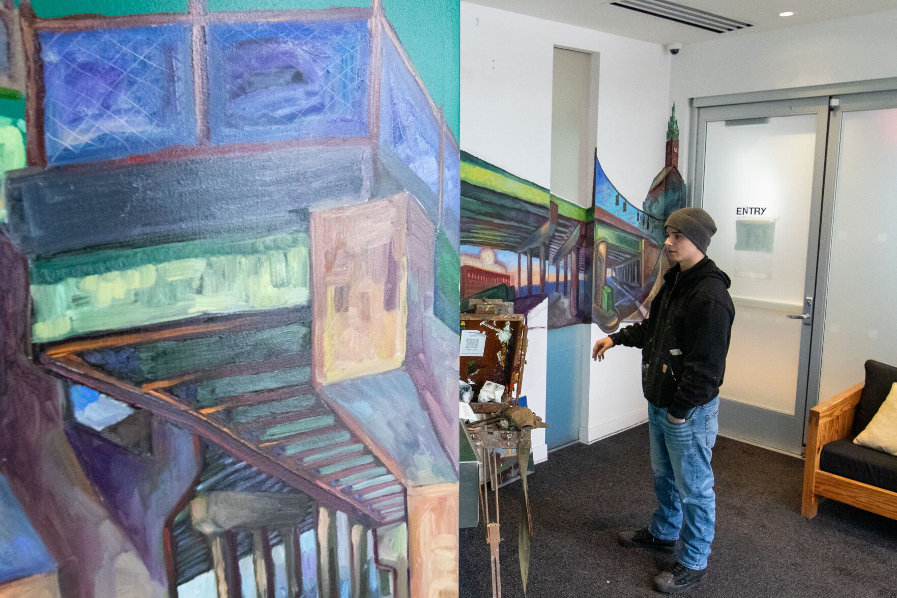 Cannabis store mural in Schenectady | Profiles | dailygazette.com