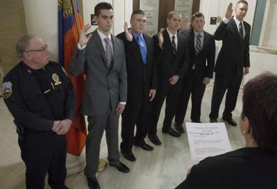 5 police recruits sworn in at Schenectady City Hall | News ...