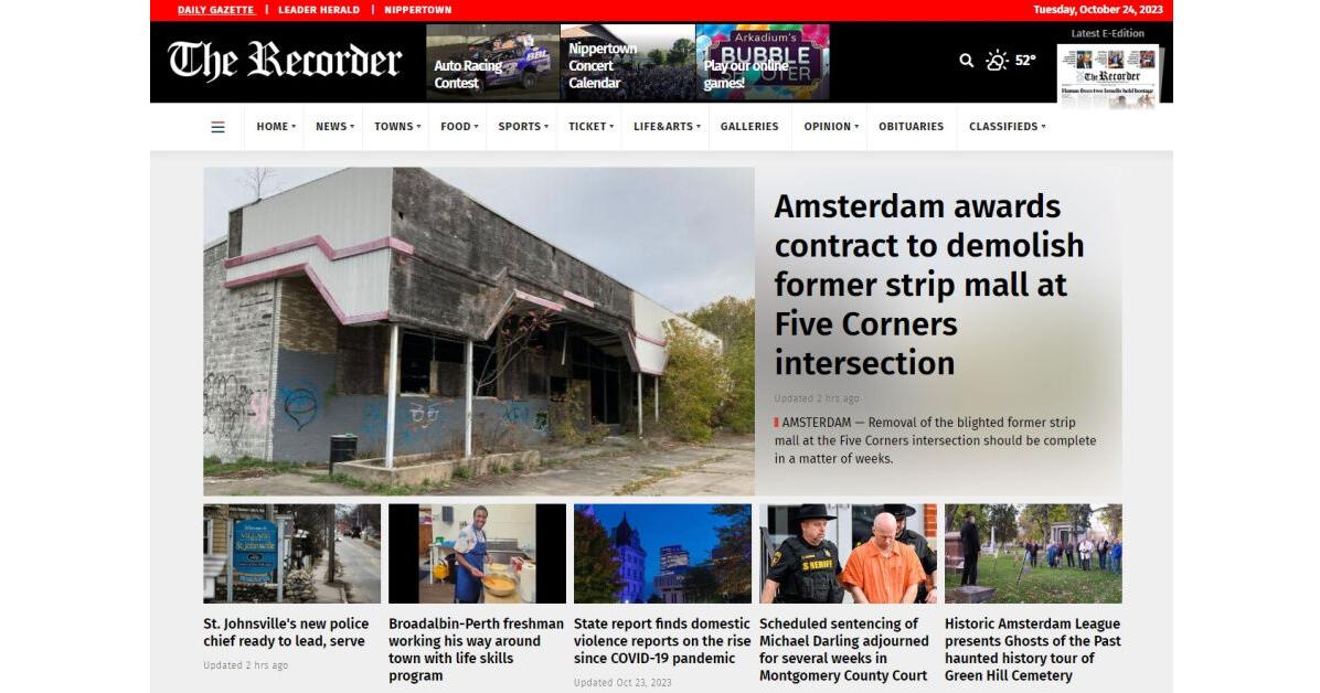 Introducing our brand-new unified website - NOTE TO READERS | News | dailygazette.com