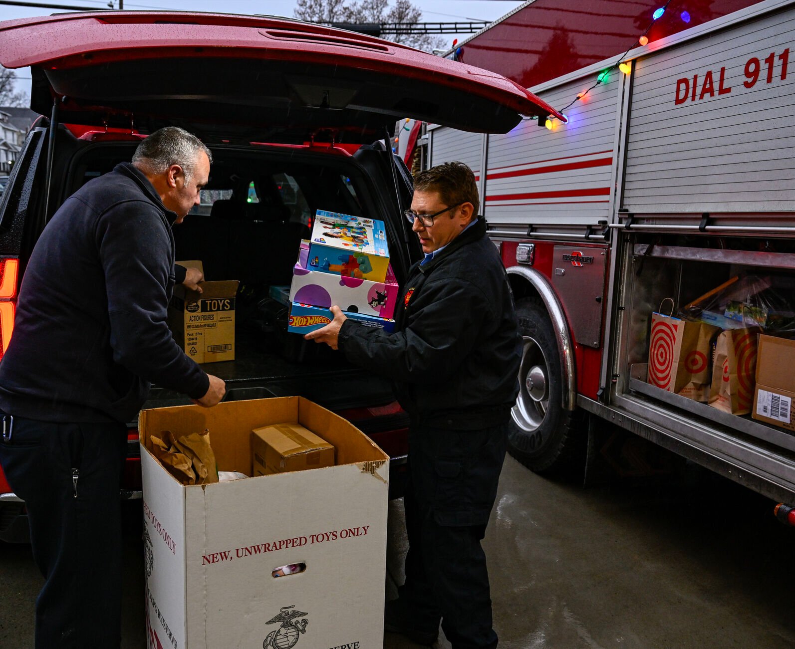 Photos: Schenectady Fire Department Toys For Tots toy drive | News ...