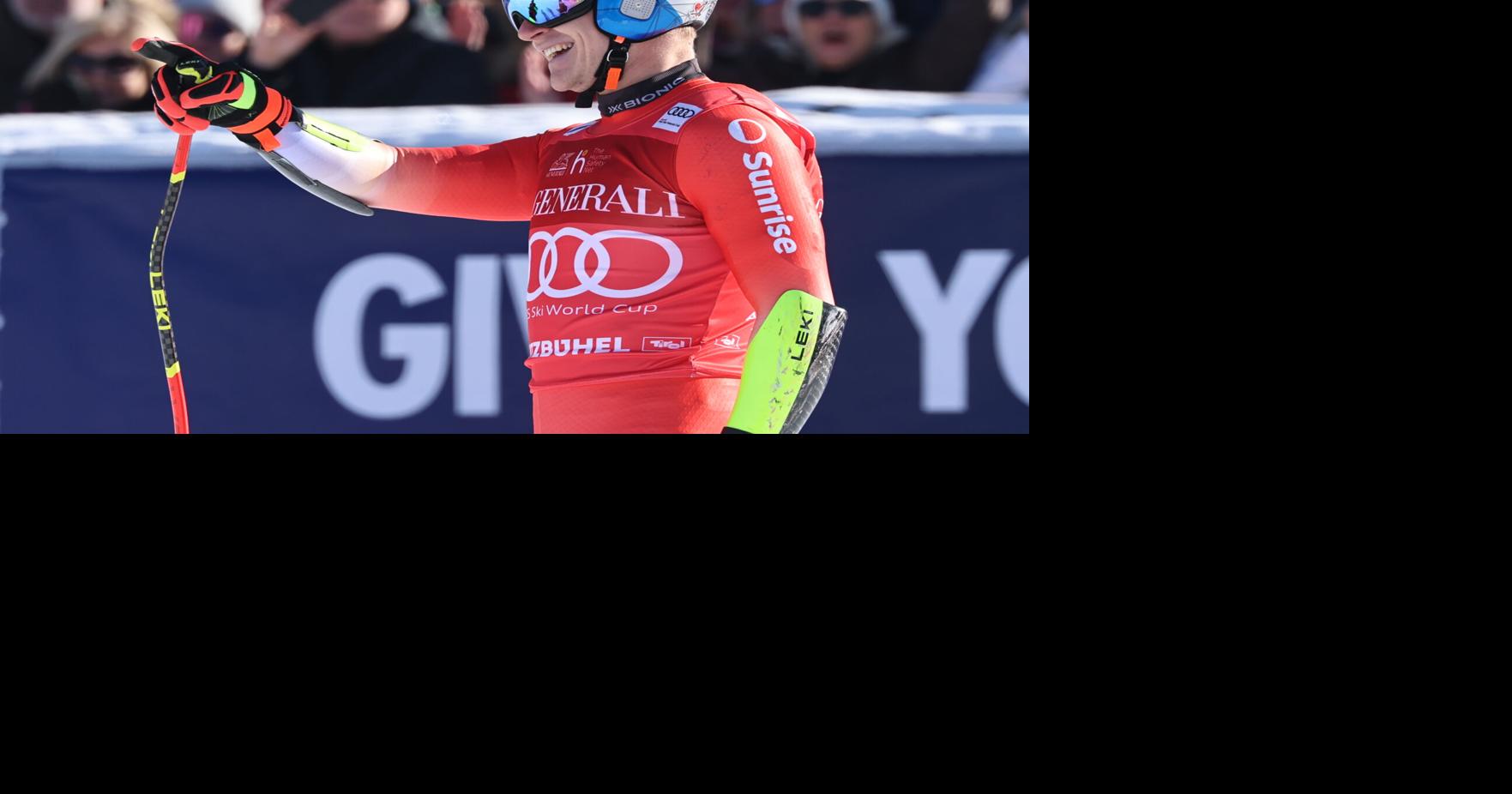 Odermatt narrowly beats Swiss teammate von Allmen to win last World Cup ...
