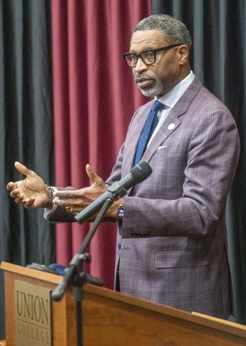 NAACP CEO Derrick Johnson at Union College (10 photos) | Education ...