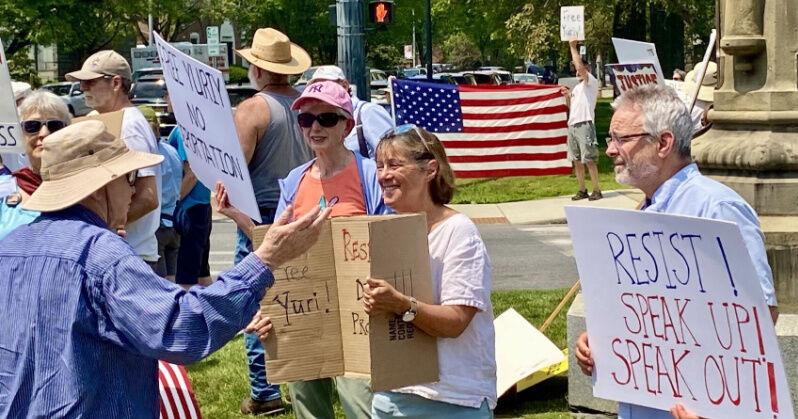 Protest held after ICE detention in Ballston Spa | 518 Politics ...