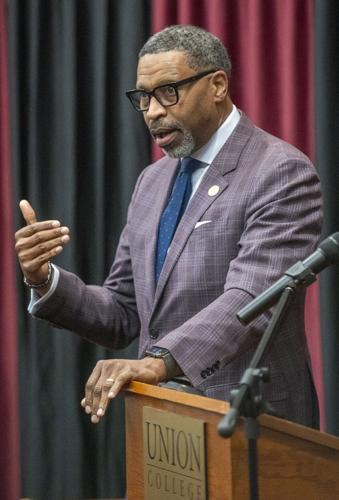 NAACP CEO Derrick Johnson at Union College (10 photos) | Education ...