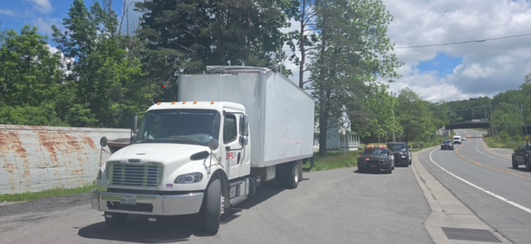 Glenridge Road railroad bridge hit again by box truck | Police, Fire ...