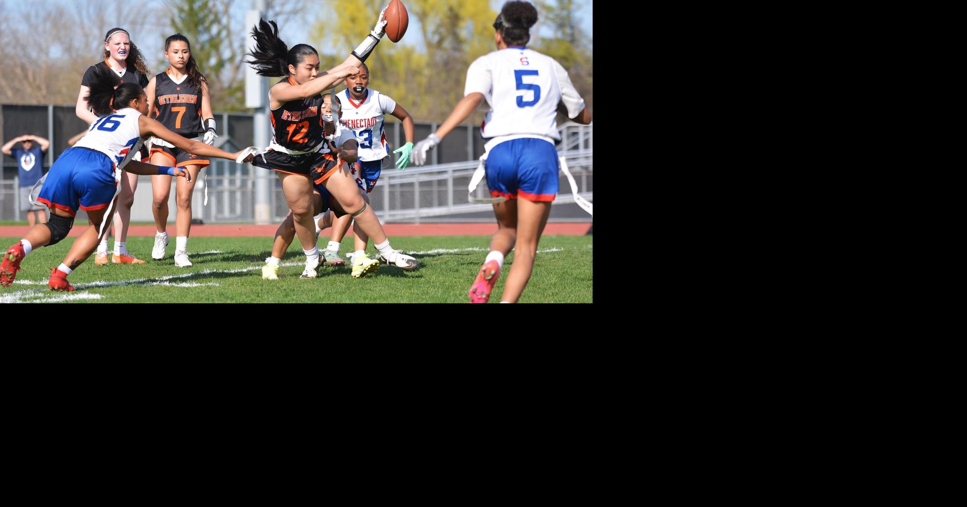 Bethlehem vs Schenectady Flag Football in 13 Photos | High-school ...
