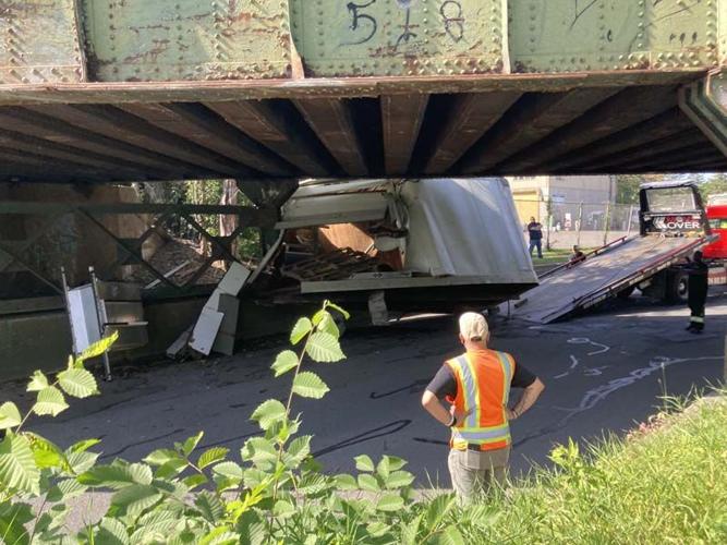Weaver Street bridge struck in Schenectady Wednesday (with Photos ...