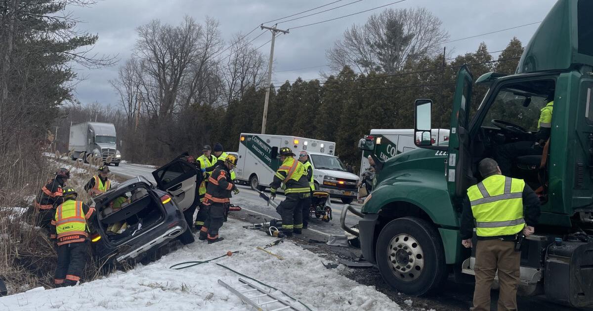 Tractor-trailer driver cited in Milton crash, one hurt | Fire ...