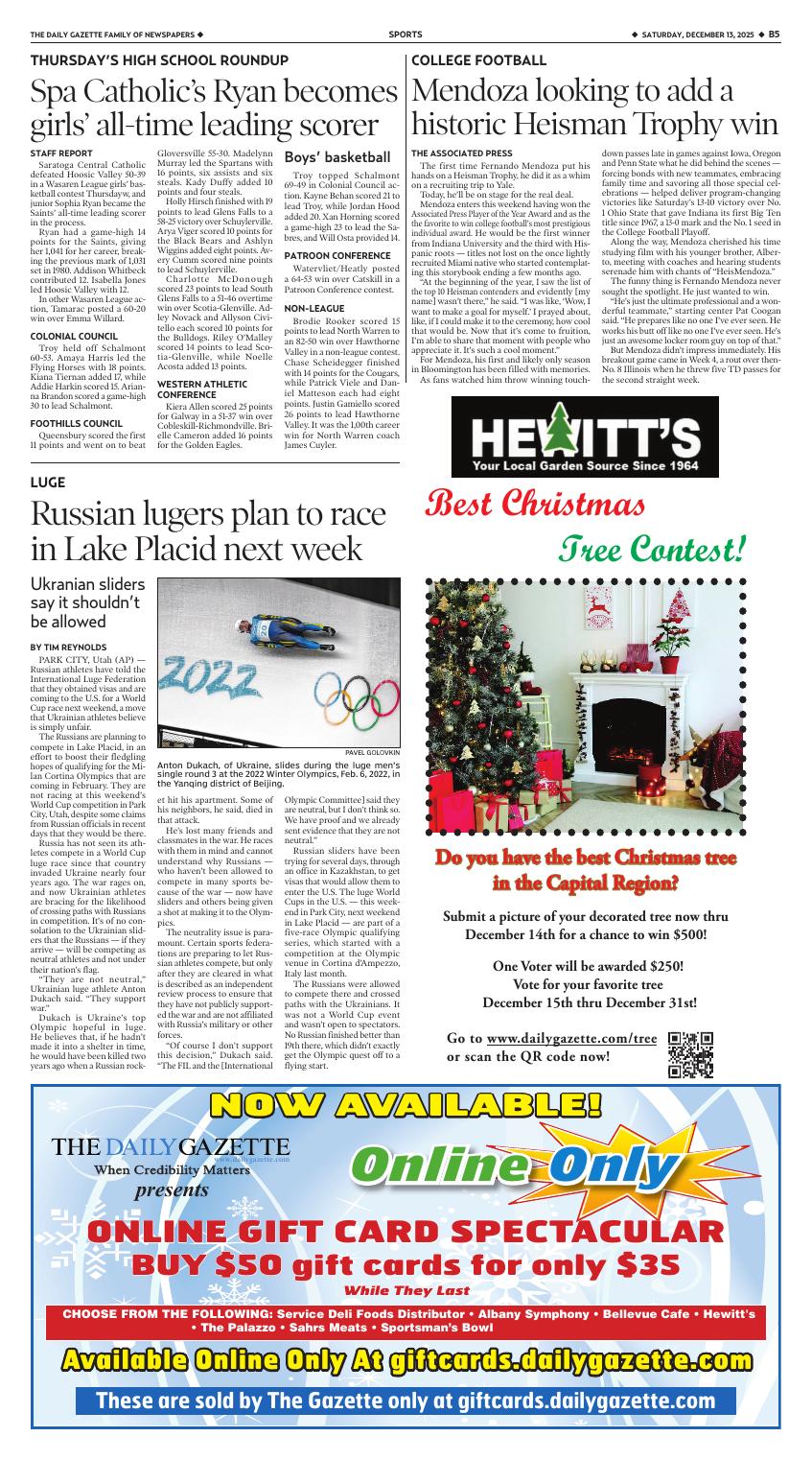 Page B5 | The Recorder e-Edition | dailygazette.com