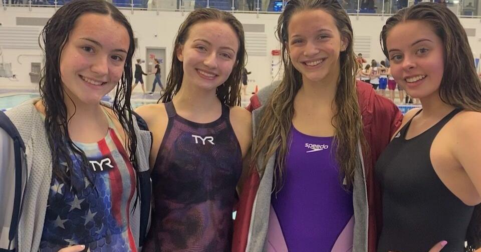 The right time to shine: Red Devils' swim team relishes state spotlight ...