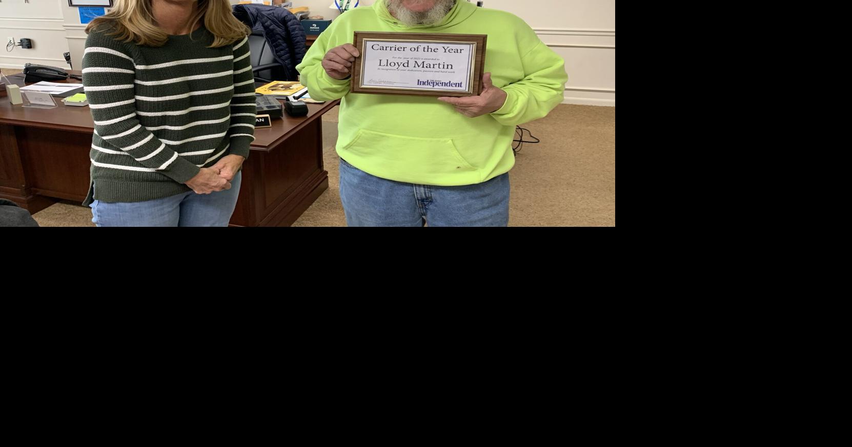 Martin named TDI Carrier of Year | News | dailyindependent.com