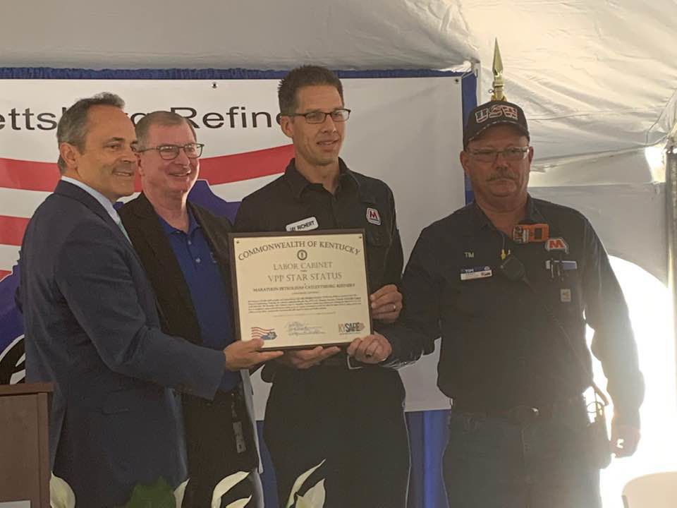 Marathon recognized for leading the way in safety | News ...