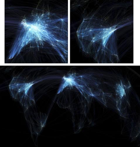 World's flight paths artfully mapped | | dailyindependent.com