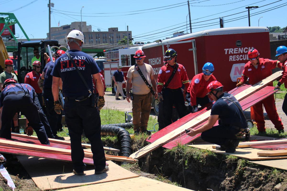 Fire departments conduct trench-training rescue | News ...